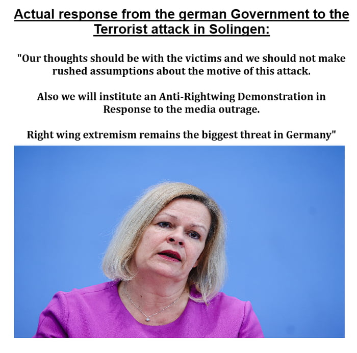 Before the syrian terrorist turned himself in, the leading parties in germany collectively ...