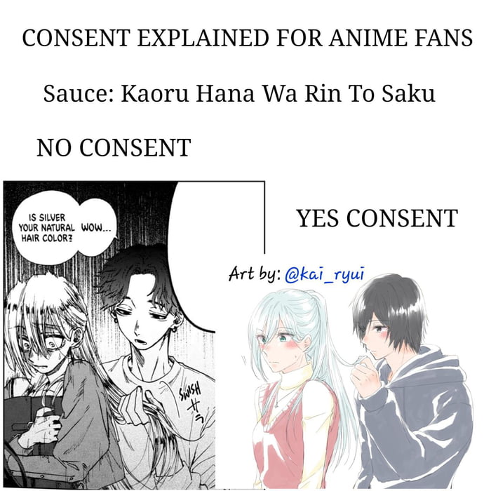 Consent Explained For Anime Fans - 9GAG