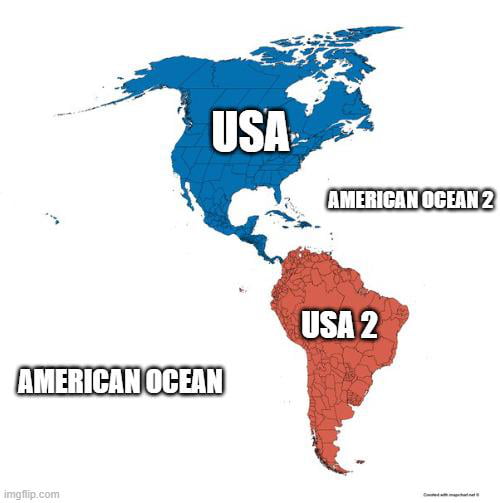The New Map of the Americas - 9GAG