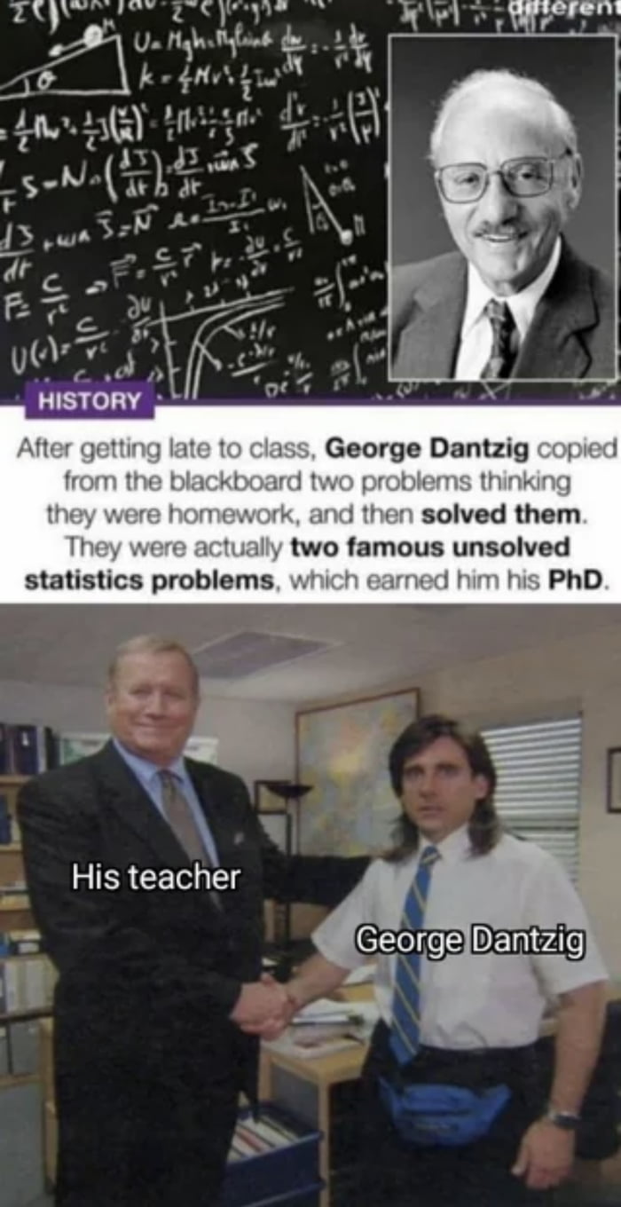 George Dantzig - 9GAG