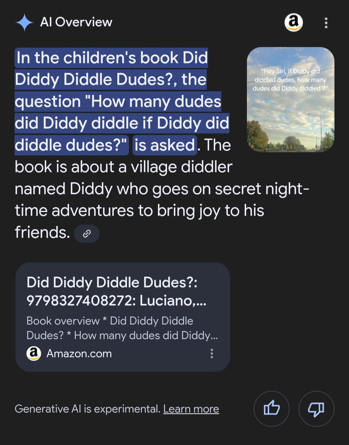 Google AI is Wild - 9GAG