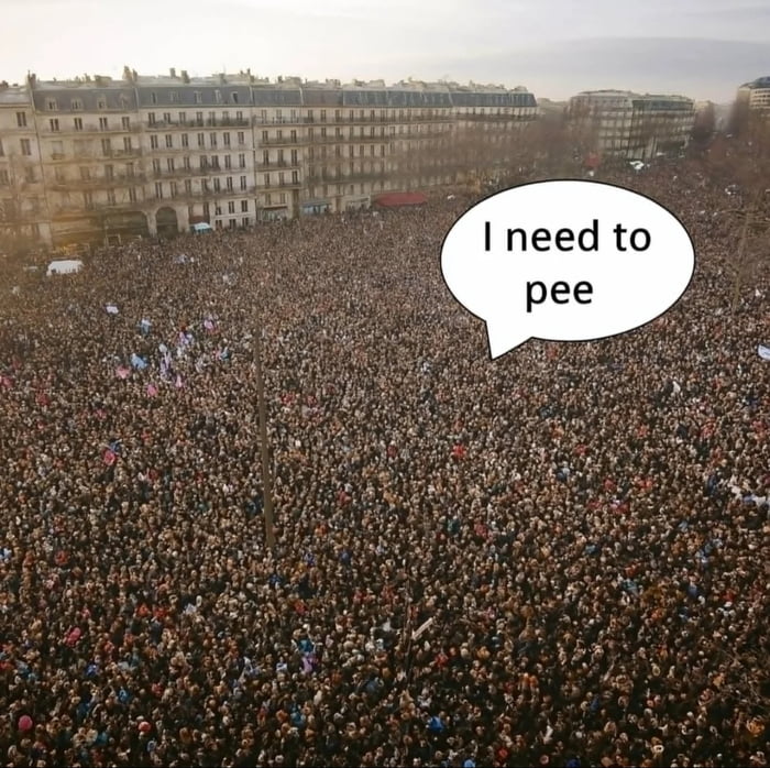 Dont you just love crowds, crowds a wonderful - 9GAG