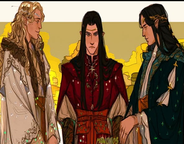 Fëanor, Fingolfin and Finarfin go for a Pint. - 9GAG