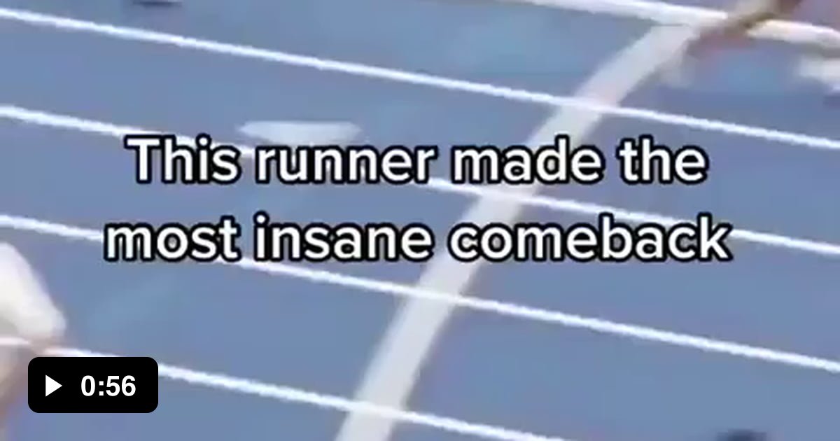Before you give up on the impossible, watch this runner’s stunning ...