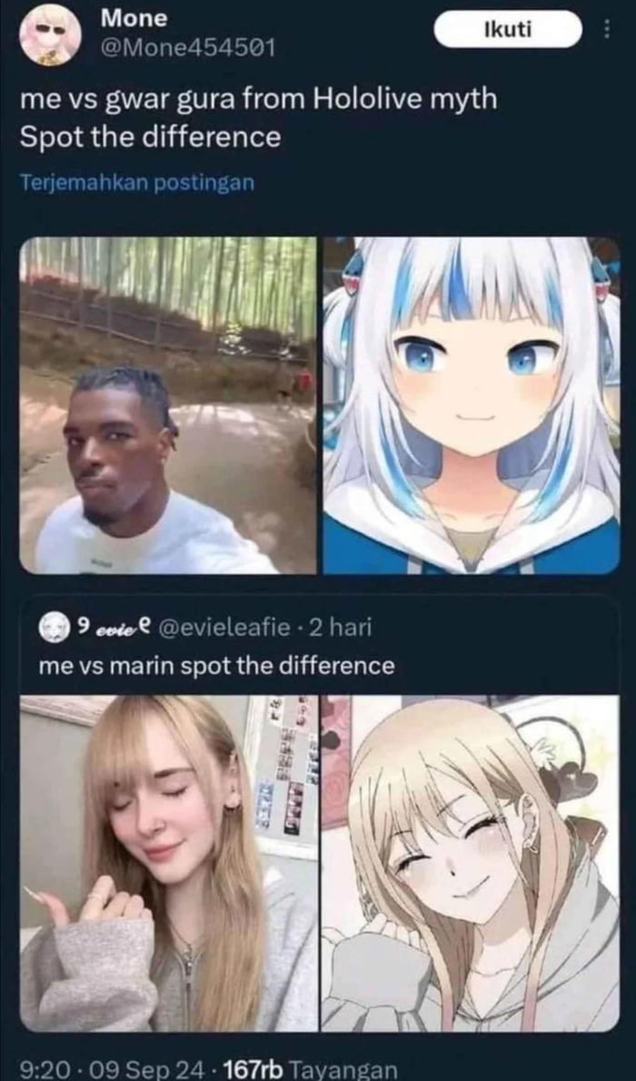 Spot the difference level impossible - 9GAG