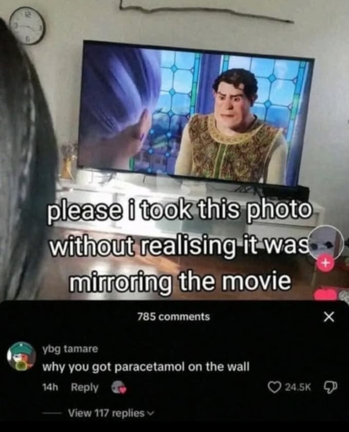 Hold up, what's on the wall though? - 9GAG