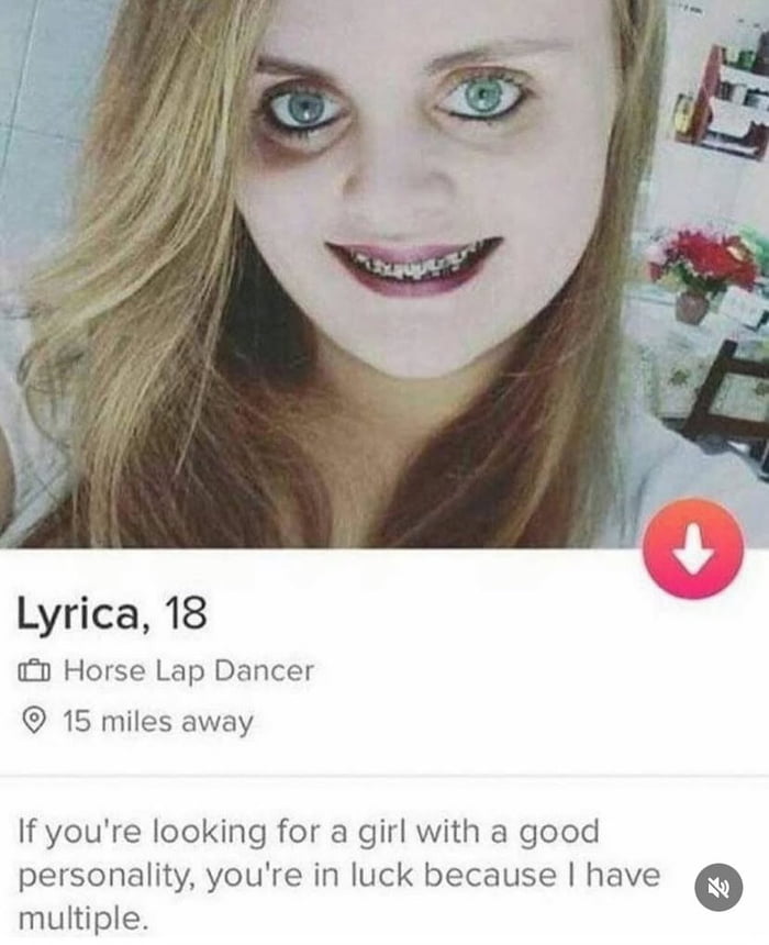 Peak Tinder profile achieved. - 9GAG