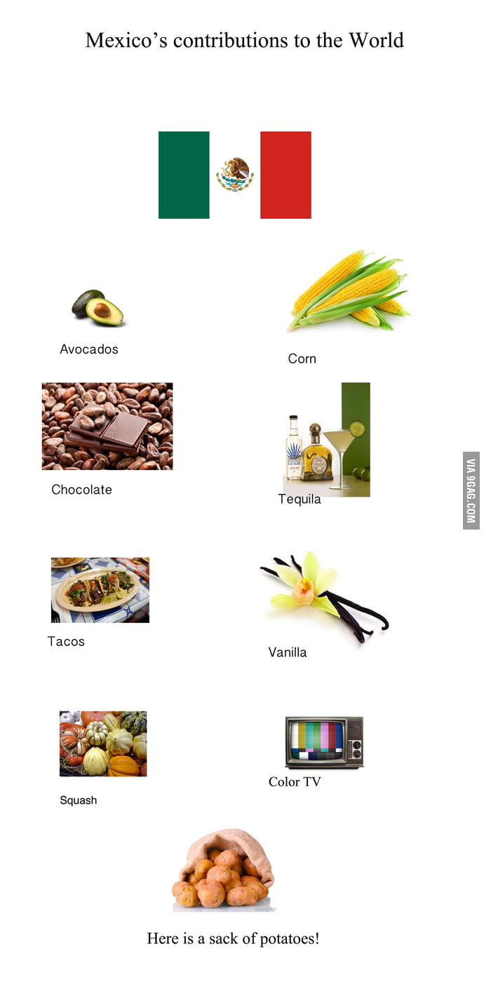 Mexico's contribution to the World - 9GAG