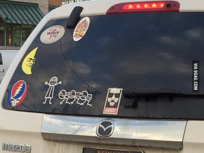 "Out on the road today, I saw a Deadhead sticker on a... WTF" - 9GAG