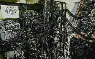Rate my first cable management job - 9GAG