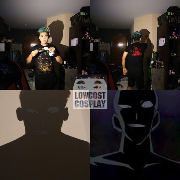 When you're cosplaying as shadow - 9GAG
