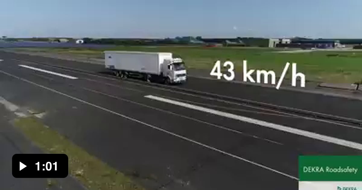 And that was only 43 km/h! - 9GAG