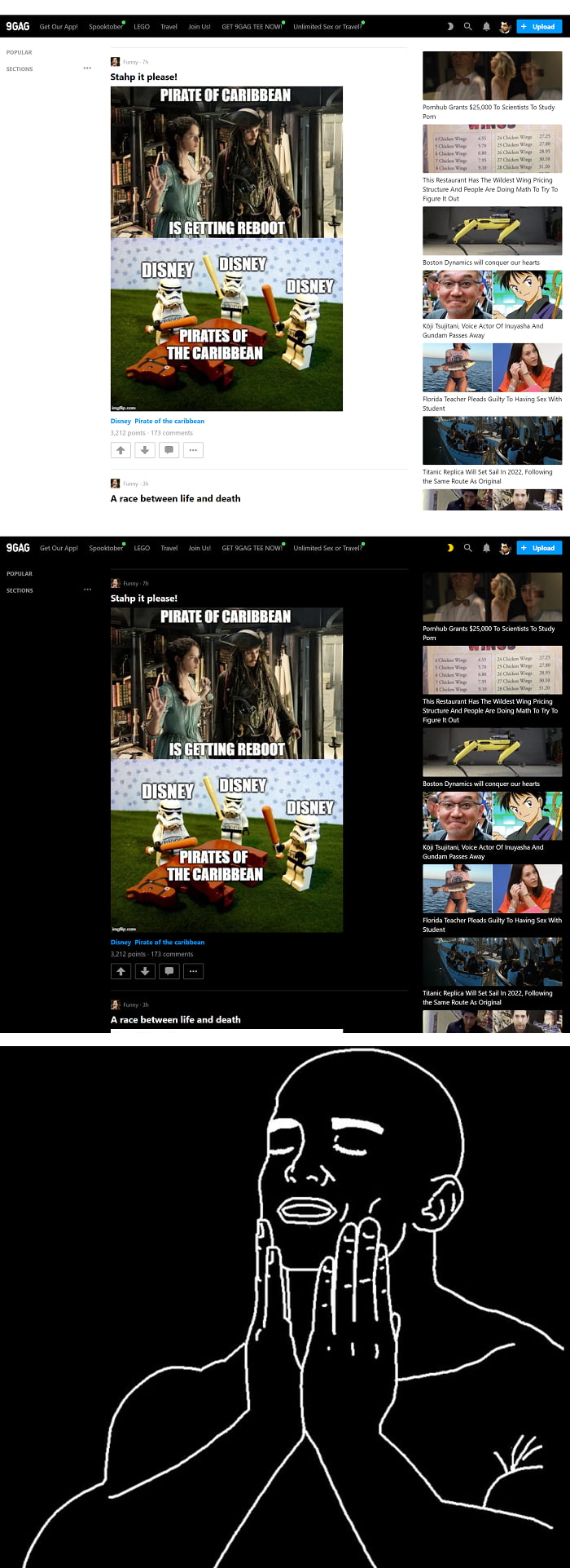 Finally Nightmode available for the PC Master Race! - 9GAG