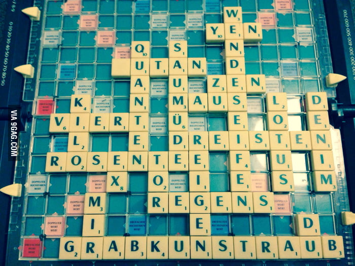 Saw that post about german scrabble... - 9GAG