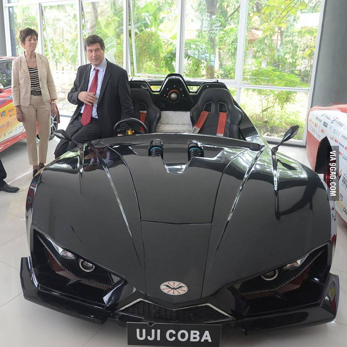 "Lowo Ireng" (Dark Bat), a supercar made by Indonesian student. - 9GAG