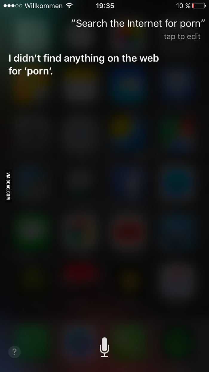 What happened to all the porn, Siri? - 9GAG