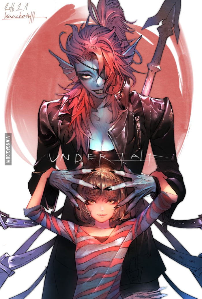 Undyne and Frisk - 9GAG