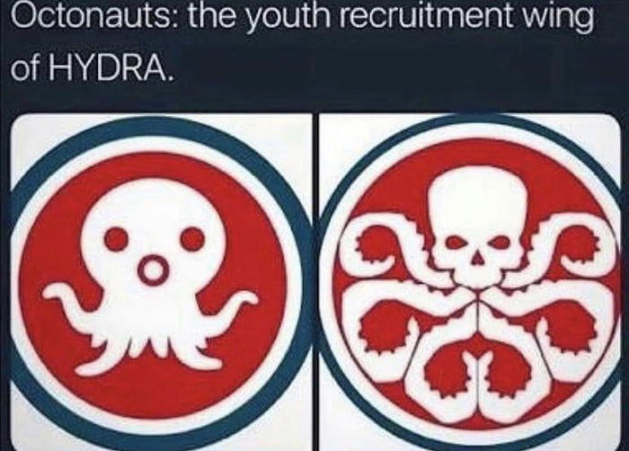 Octonauts = Hydra - 9GAG