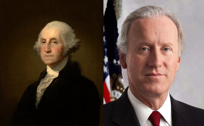 This modern photorealistic portrait of George Washington - 9GAG
