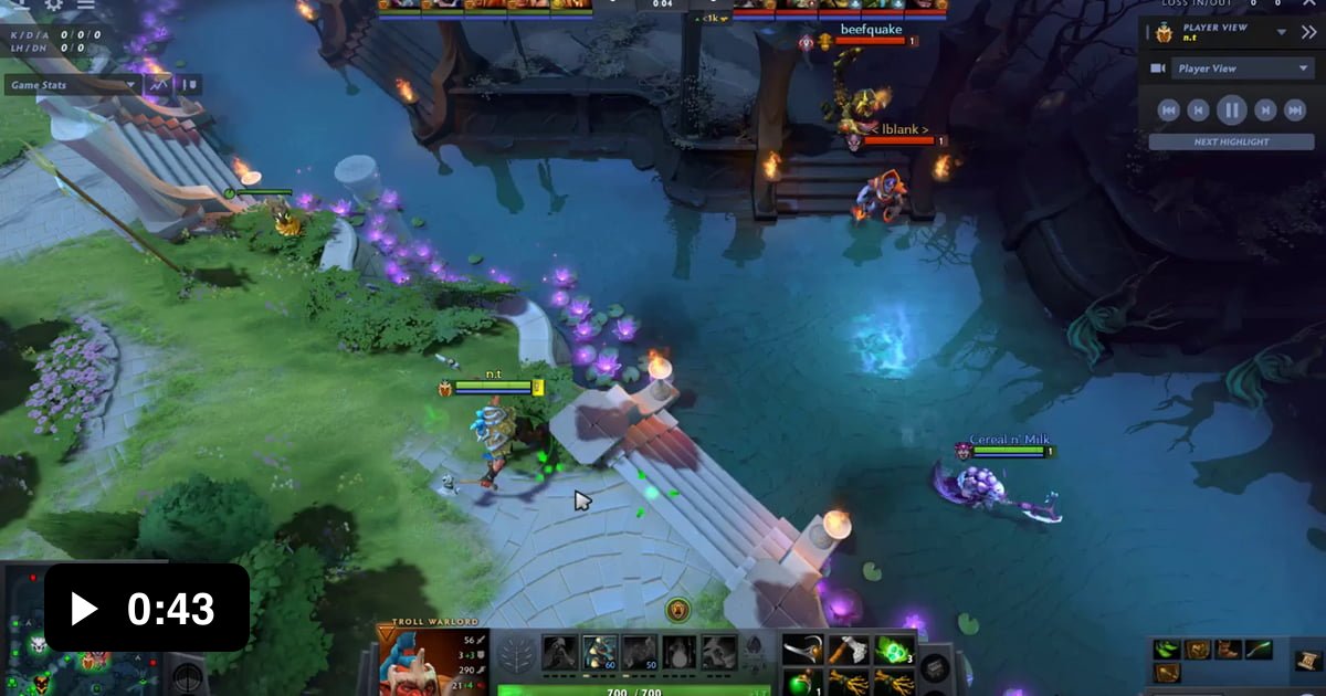 Lion blocking Troll for 15s - 9GAG