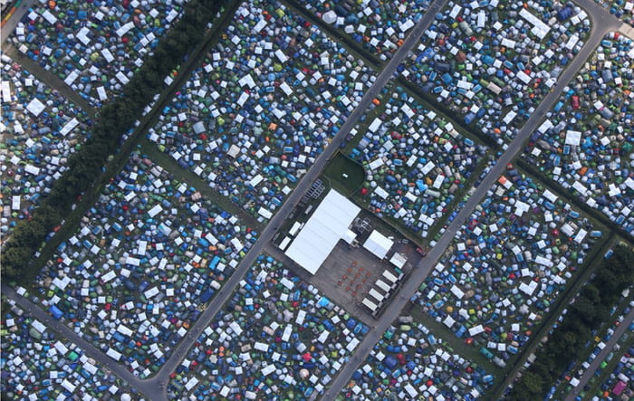 Campers at Lowlands #1 - 9GAG