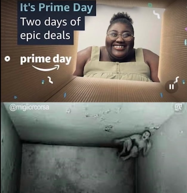 The look of the lady on this amazon ad - 9GAG