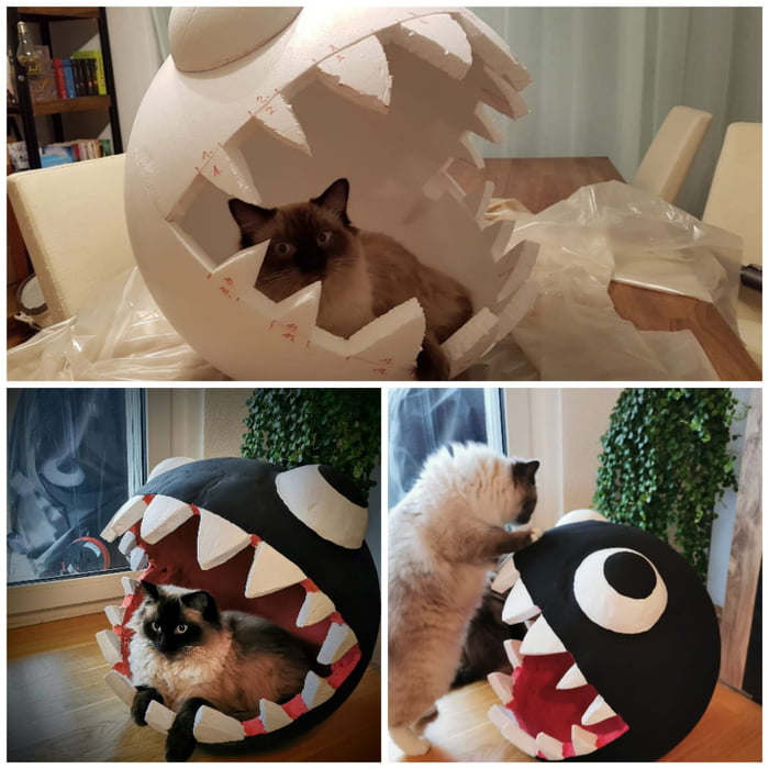 My wife and i made this chain chomp :) - 9GAG