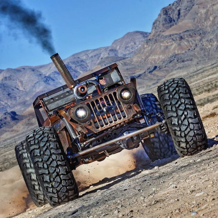 Custom All Terrain Bad Ass Jeep // Just Like Mad Max - 9GAG