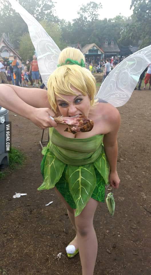 Hungry Tinkerbell Girl - 9GAG