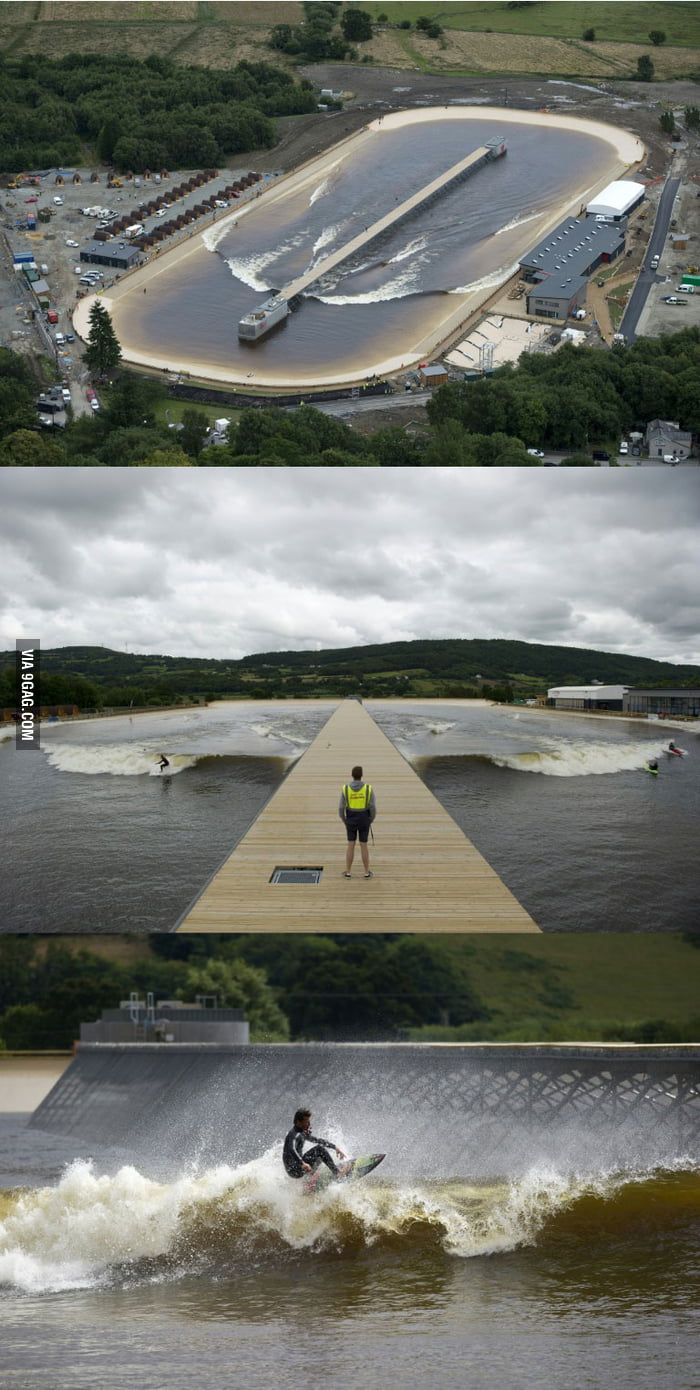 This surf park opens today in Wales, and has the longest man-made ...