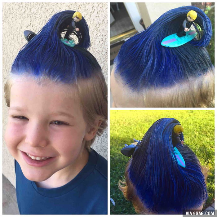My 6 Year Old Ready To Own Crazy Hair Day In His Kindergarten 9GAG my-6-year-old-ready-to-own-crazy-hair-day-in-his-kindergarten-9gag