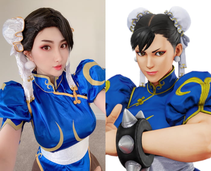 Chun Li cosplay from Street Fighter by Misswarmj - 9GAG