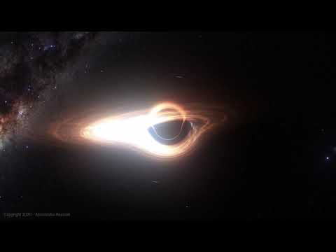 Simulation of a Schwarzschild Black Hole with a thin accretion disk, by ...
