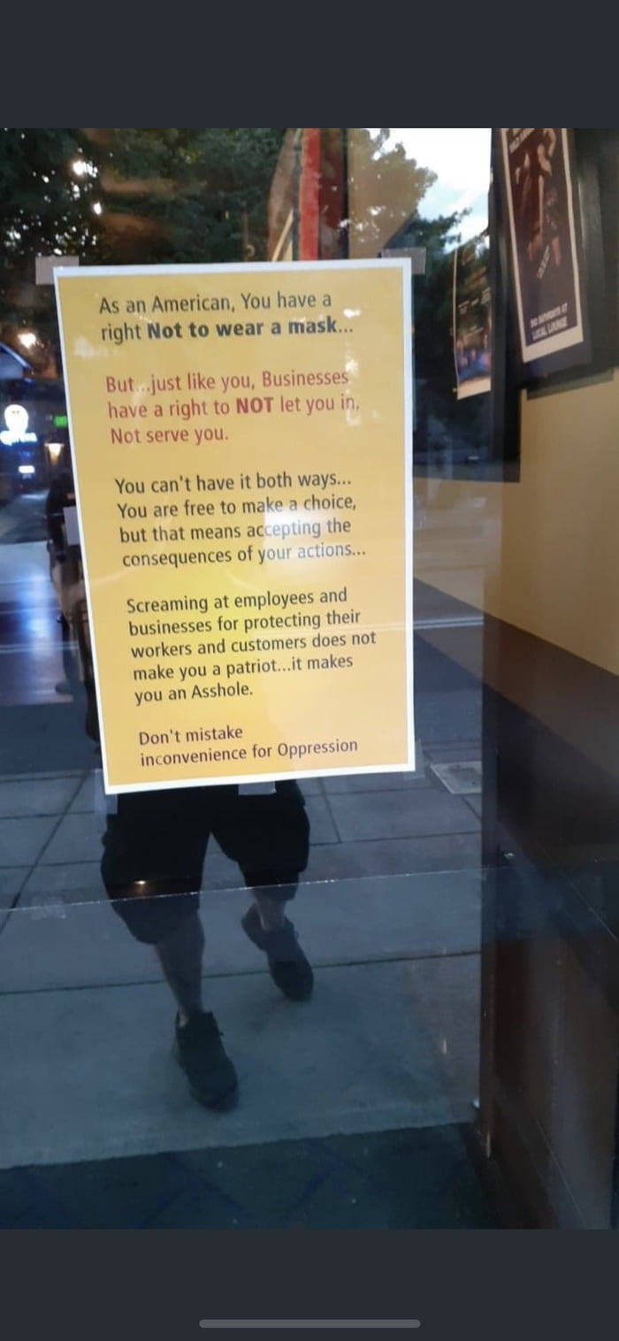 Don’t mistake inconvenience for oppression. - 9GAG