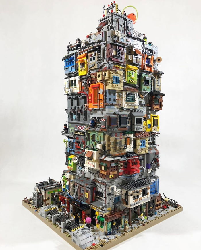 Cyberpunk Favela by lego.insomnia - 9GAG