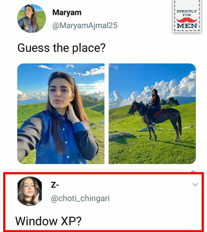 Location—>Win XP - 9GAG