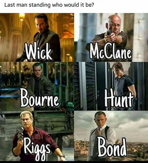 John McClane would survive by some accident. - 9GAG