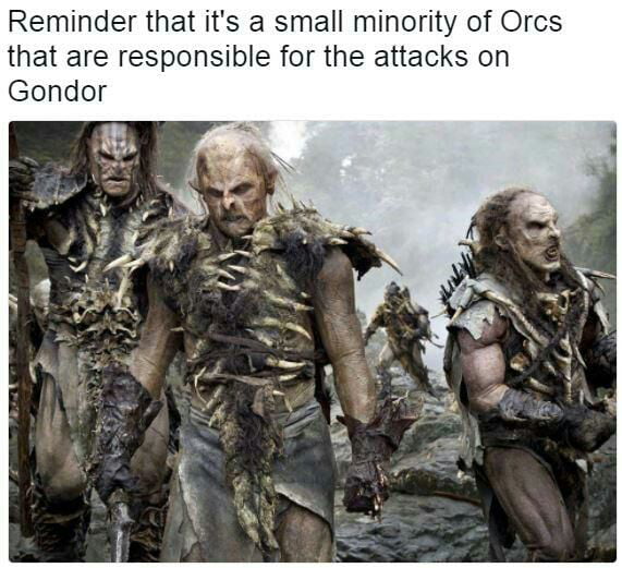 #not all orcs! - 9GAG