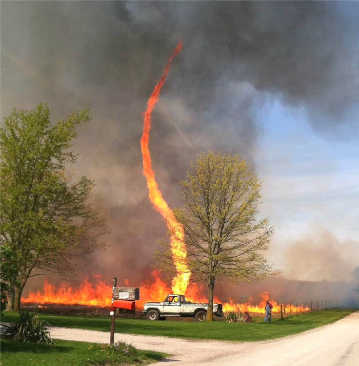 Fire Tornado - 9GAG