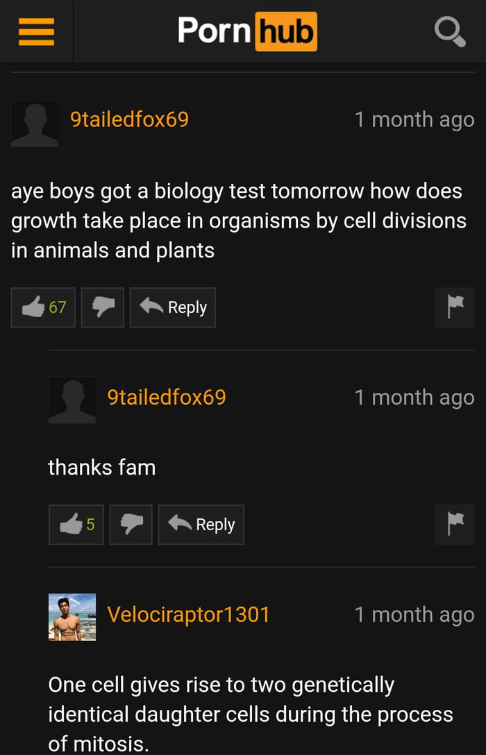 Pornhub, a place of learning. - 9GAG