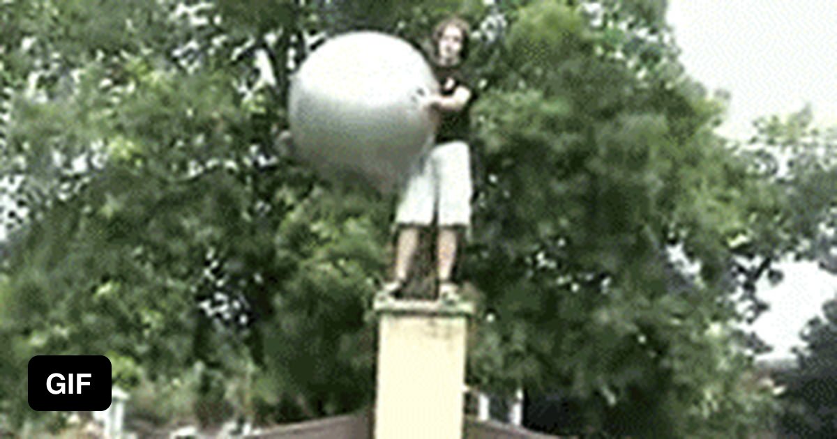 Fitness ball jump fail - 9GAG