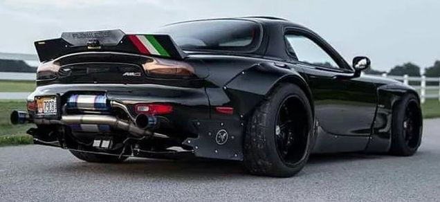 One hell of a modified Mazda RX-7 FD. I love it so much! - 9GAG