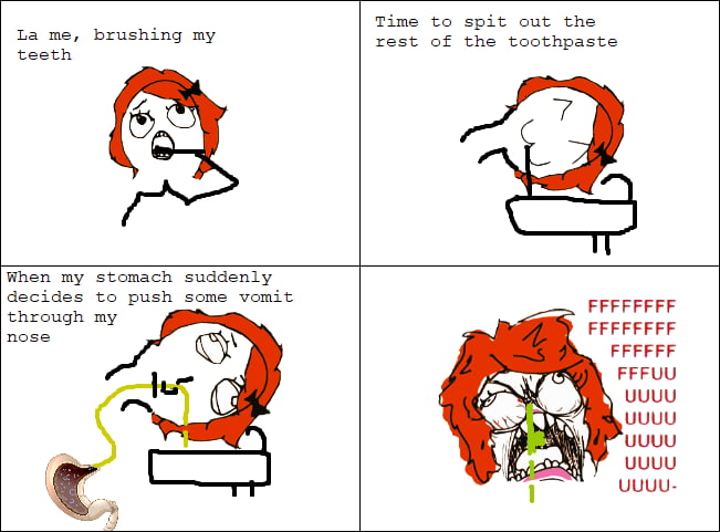 WTF Stomach? Bring back rage comics! - 9GAG