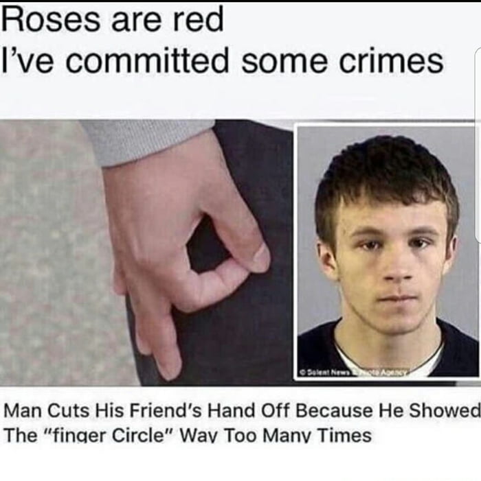 Cuts his friends hand off - 9GAG