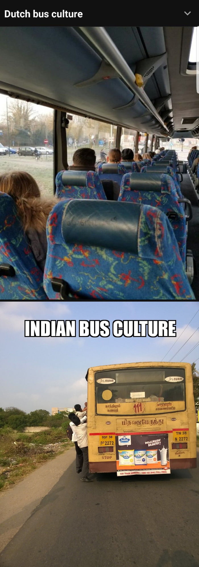 To the guy who boasted Dutch bus culture. - 9GAG