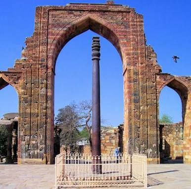 This is the Ashoka pillar(iron) in India built in 3rd to 4th century by ...