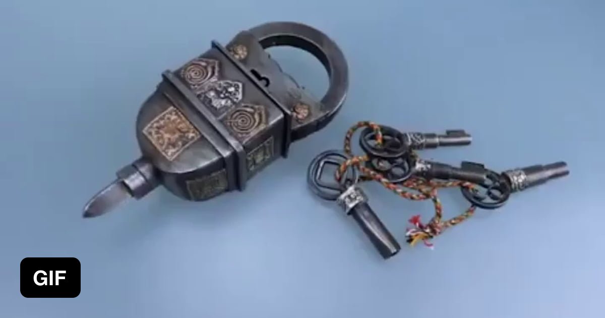 This puzzle lock from Nepal - 9GAG