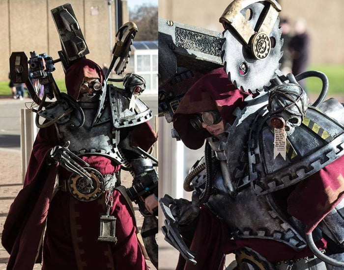 Techpriest cosplay by JFX Props - 9GAG