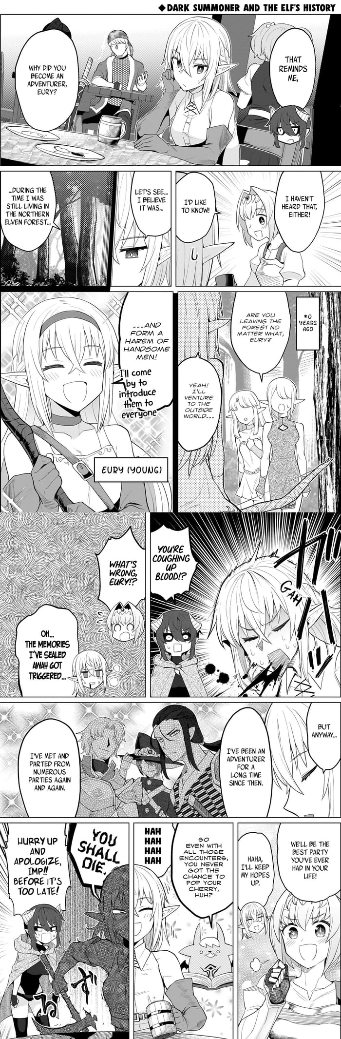 100 year old virgin elf [I'm Dating A Dark Summoner] - 9GAG