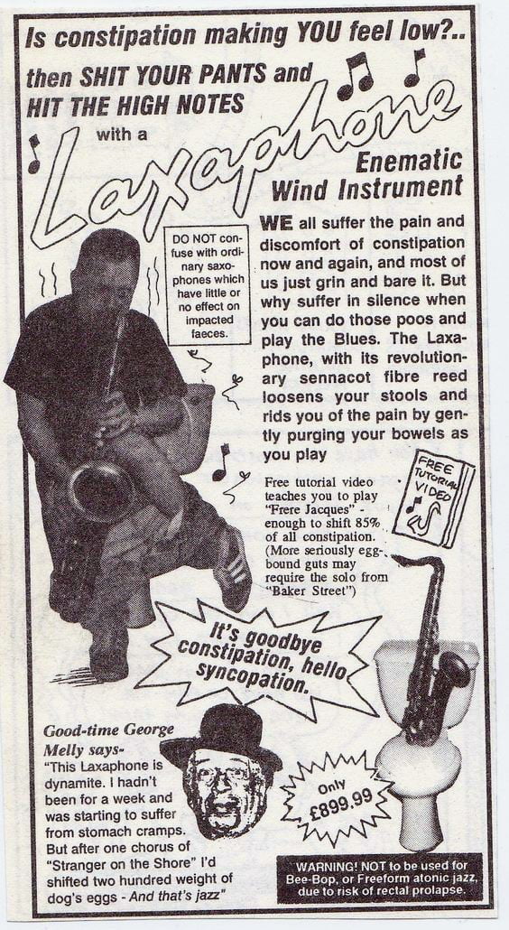 It's a boon! Sold separately from the "Clag Gone". Pedal away those ...